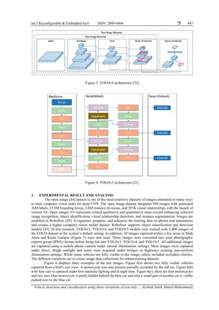 Vehicle detection and classification using three variations of you only look once algorithm | PDF