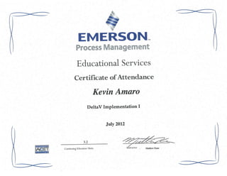 Emerson Certificates | PDF