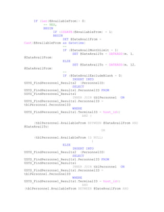 Seistech SQL code | RTF