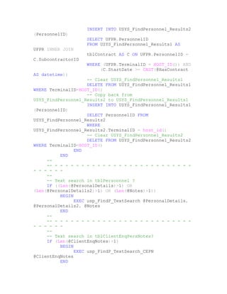 Seistech SQL code | RTF