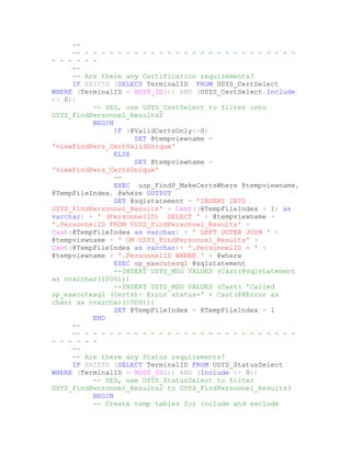Seistech SQL code | RTF