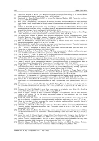 Review of the DTC Controller and Estimation of Stator Resistance in IM ...