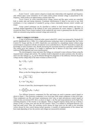 Review of the DTC Controller and Estimation of Stator Resistance in IM Drives | PDF | Radio ...