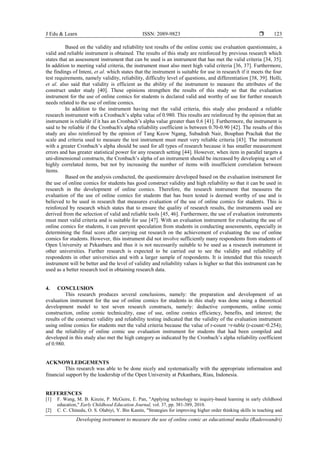 Developing instrument to measure the use of online comic as educational ...