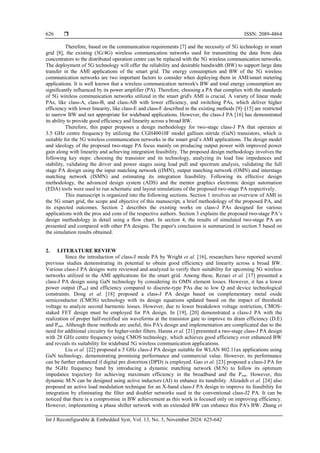 An active two-stage class-J power amplifier design for smart grid’s 5G ...