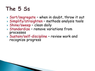 JIT and Lean Manufacturing | PPTX