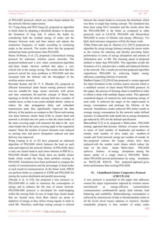 Review on State-Of-The-Art of PEGASIS Protocol in WSNS | PDF