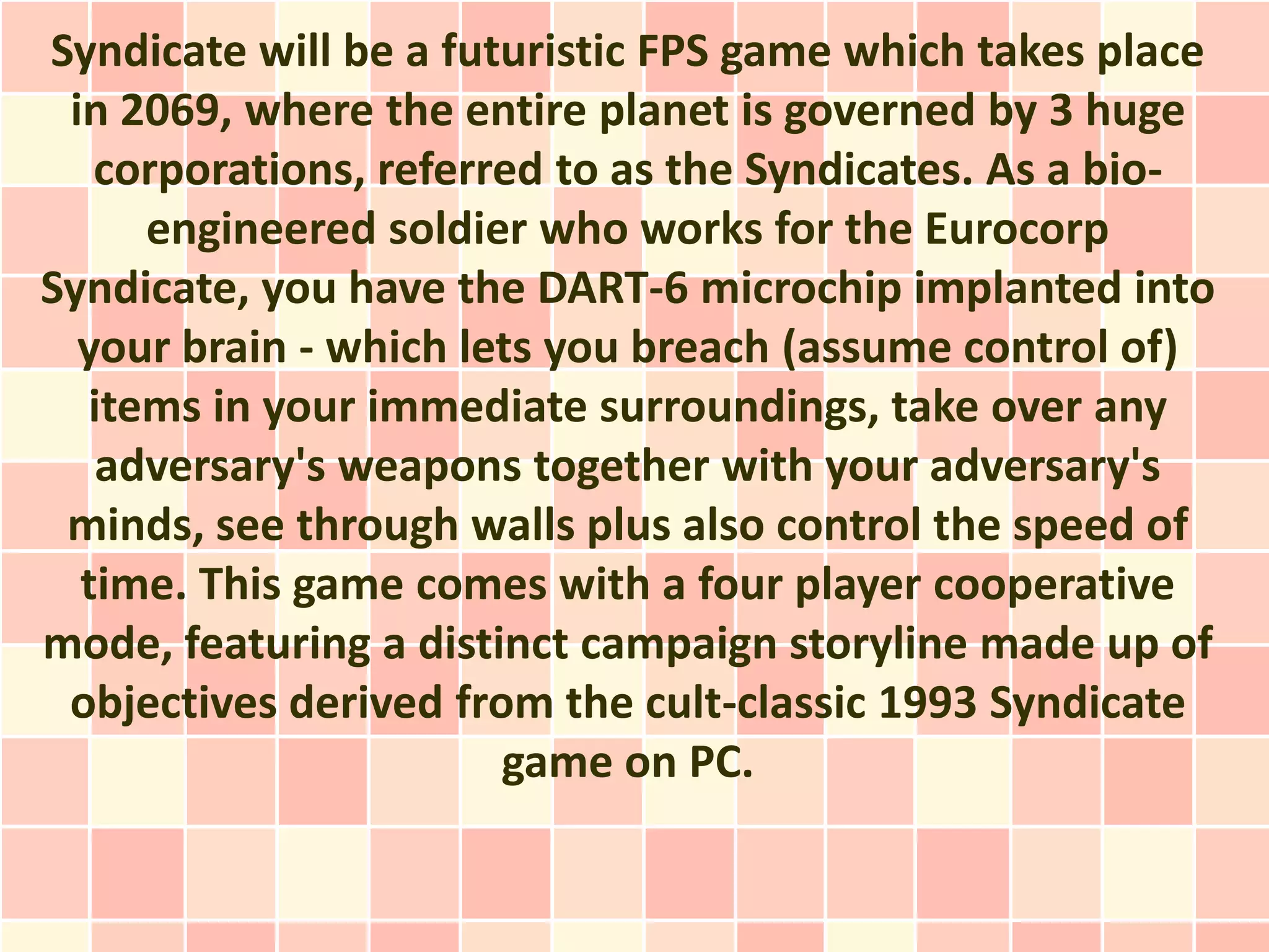 An Introductory Guide to Syndicate | PPTX