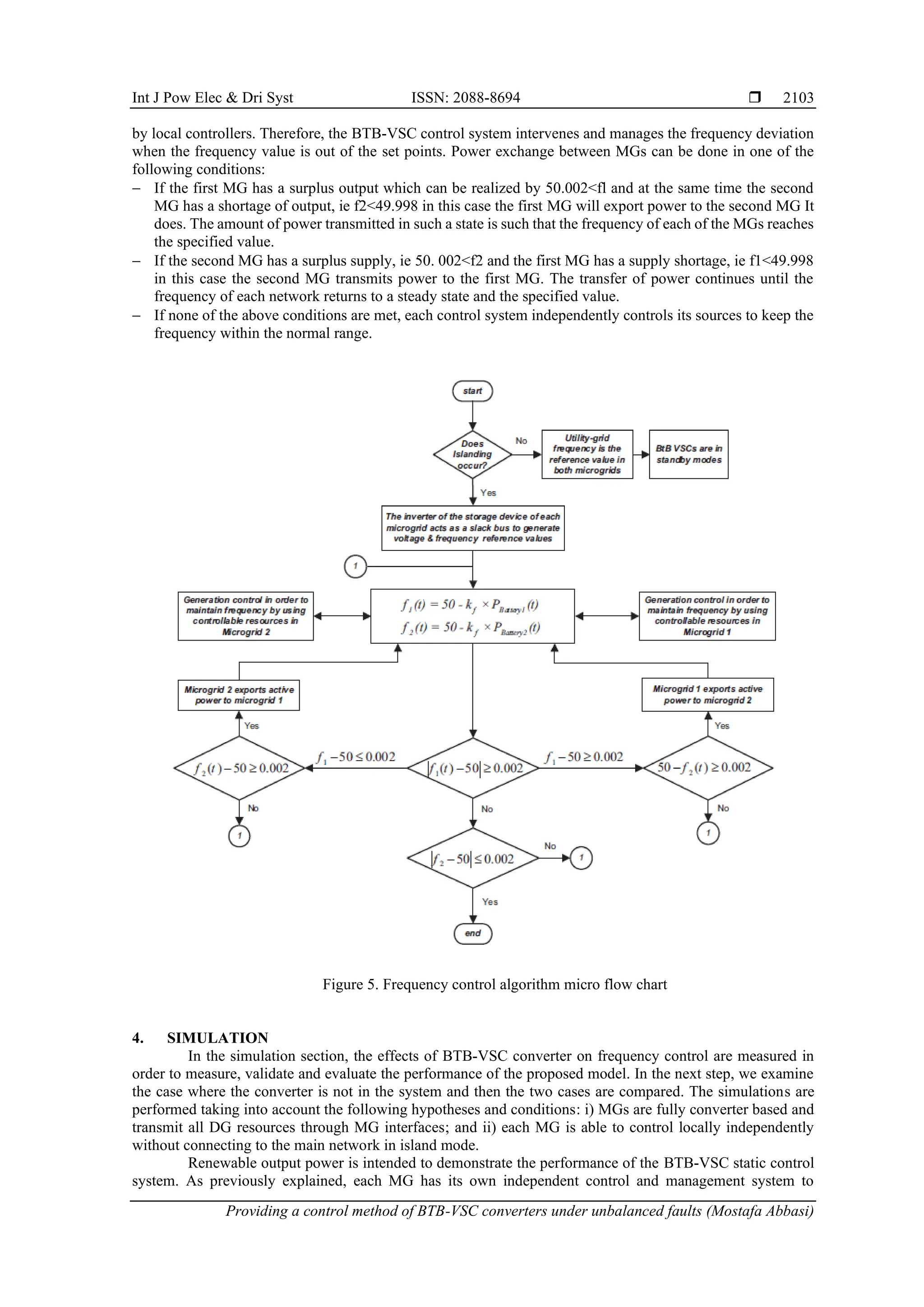 Providing a control method of BTB-VSC Converters under unbalanced faults | PDF