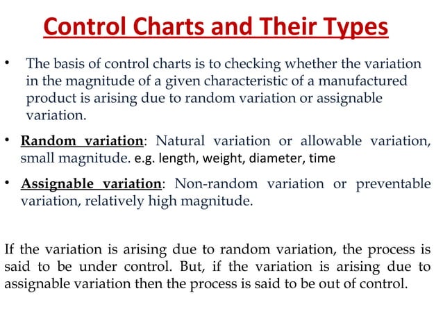 Quality Control Chart | PPT | Science