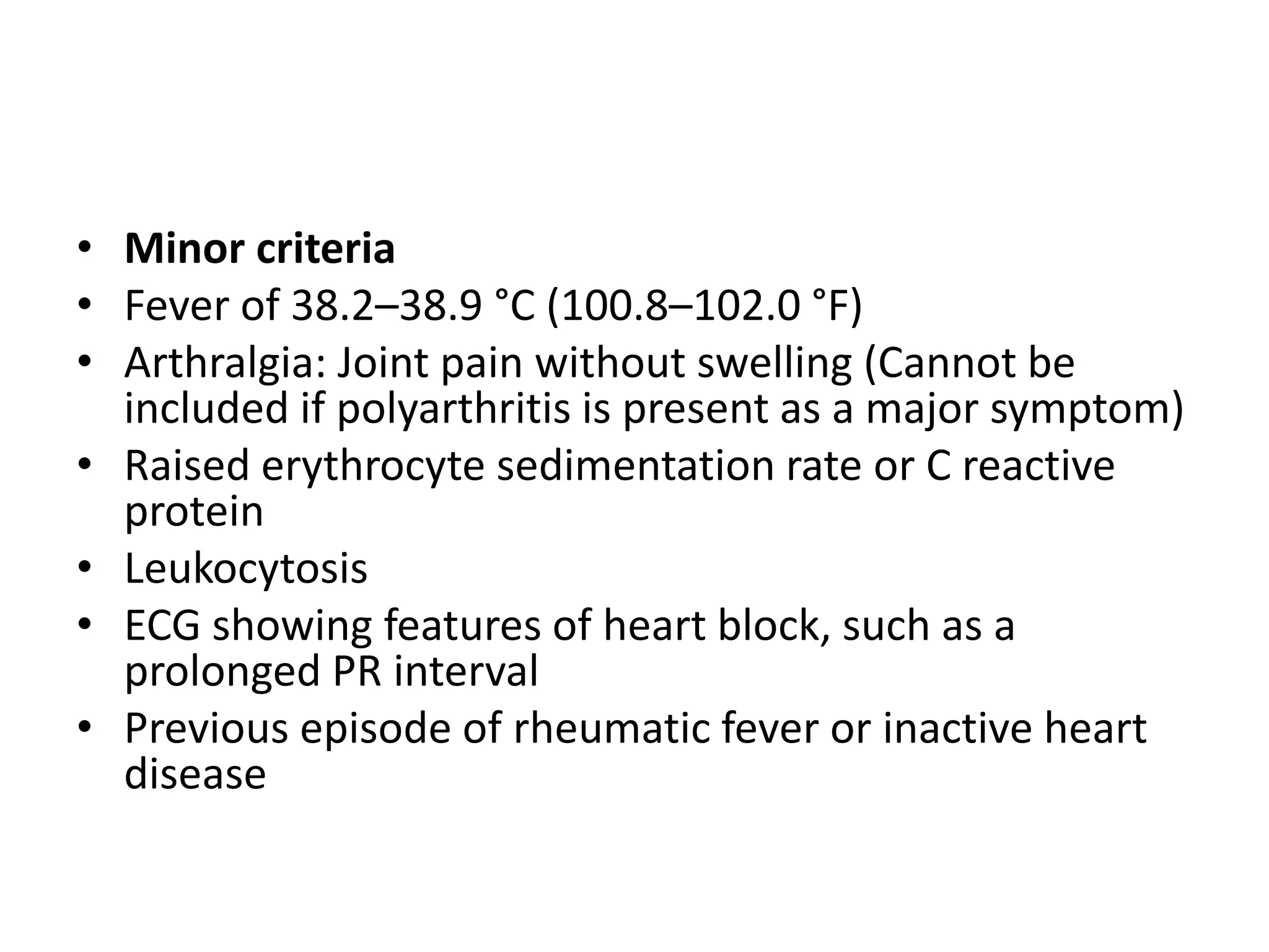 Rheumatic Fever | PPTX