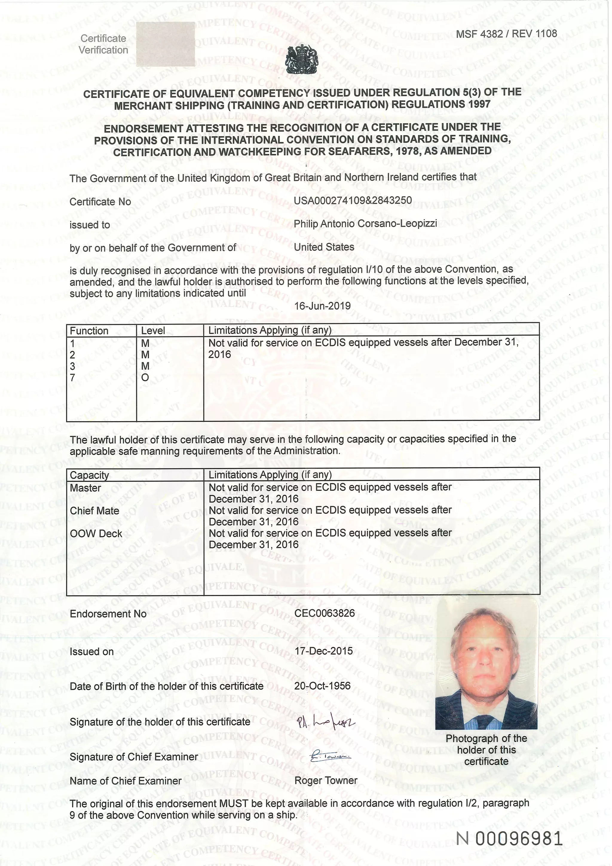 British Certificate of Competency | PDF