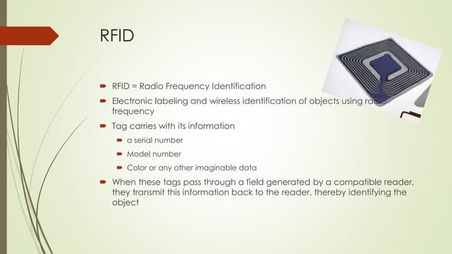 RFID APPLICATION | PPT