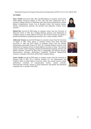 PERFORMANCE EVALUATION OF ERGR-EMHC ROUTING PROTOCOL USING LSWTS AND 3DUL LOCALIZATION SCHEMES ...