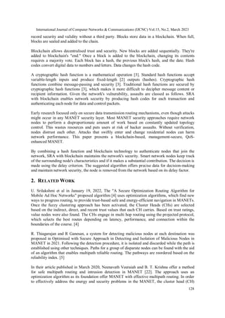 SECURE ROUTING PROTOCOL TO MITIGATE ATTACKS BY USING BLOCKCHAIN TECHNOLOGY IN MANET | PDF