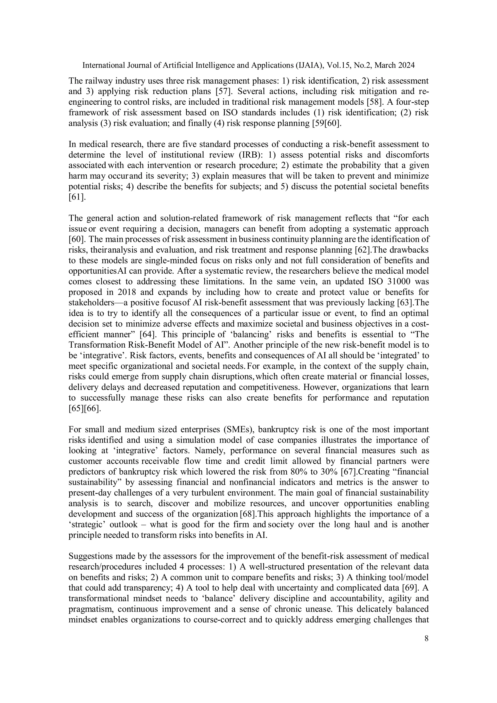 The Transformation Risk-Benefit Model of Artificial Intelligence: Balancing Risks and Benefits ...