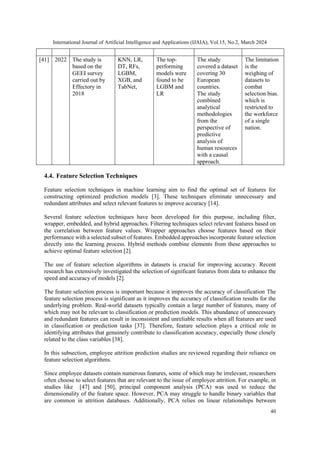 EMPLOYEE ATTRITION PREDICTION USING MACHINE LEARNING MODELS: A REVIEW PAPER | PDF