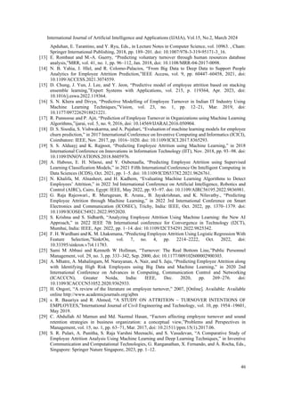 EMPLOYEE ATTRITION PREDICTION USING MACHINE LEARNING MODELS: A REVIEW ...