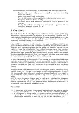 Employee Attrition Prediction using Machine Learning Models: A Review Paper | PDF