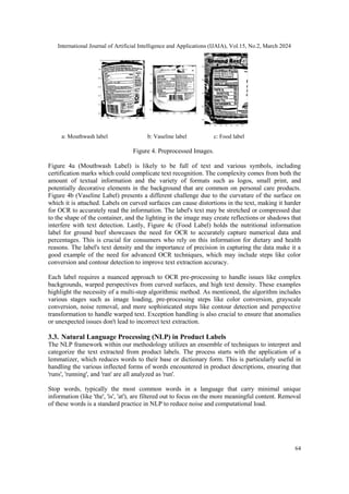 INFORMATION EXTRACTION FROM PRODUCT LABELS: A MACHINE VISION APPROACH ...