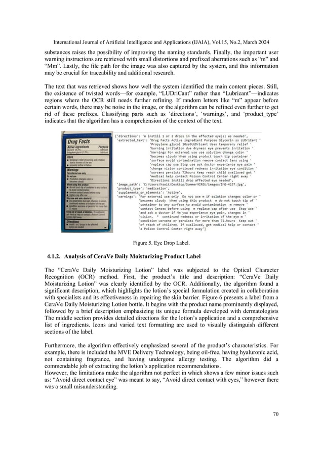 Information Extraction from Product Labels: A Machine Vision Approach | PDF