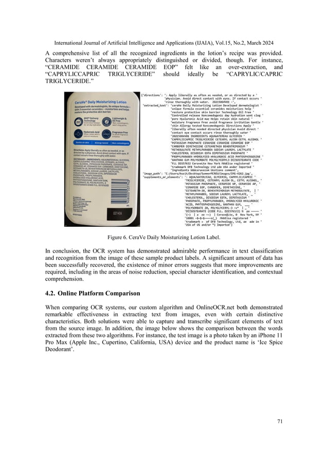 Information Extraction from Product Labels: A Machine Vision Approach | PDF