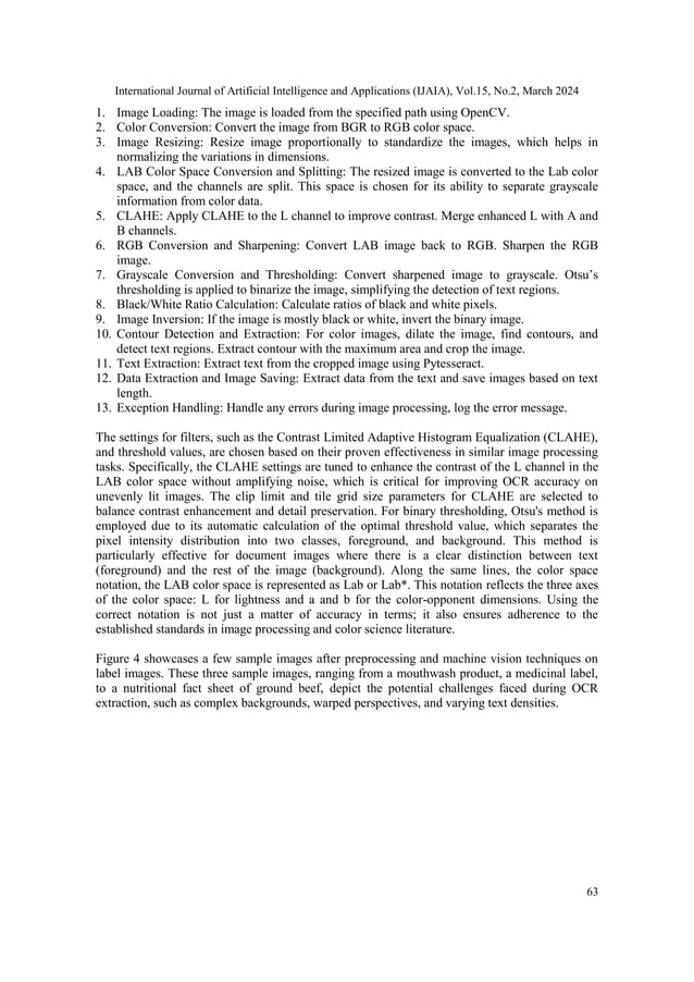 Information Extraction from Product Labels: A Machine Vision Approach | PDF