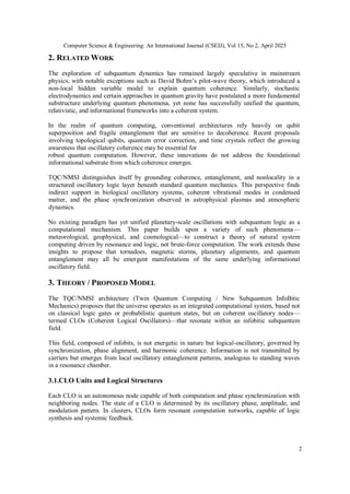 Theoretical and Conceptual Fundamentals of System Computing – Quantum Oscillatory TQC/NMSI | PDF