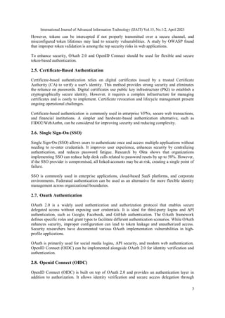 TYPES OF AUTHENTICATIONS IN WEB BASED FRONTEND | PDF