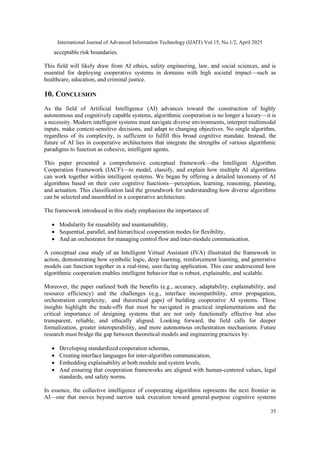 A CONCEPTUAL FRAMEWORK FOR THE COOPERATION OF AI ALGORITHMS IN INTELLIGENT SYSTEMS | PDF