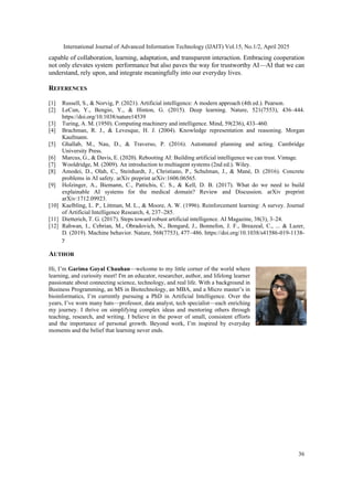 A CONCEPTUAL FRAMEWORK FOR THE COOPERATION OF AI ALGORITHMS IN INTELLIGENT SYSTEMS | PDF