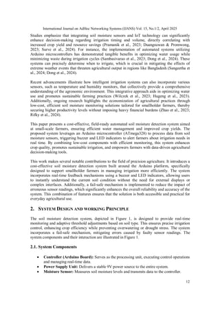 A Microcontroller-Based Approach to Optimizing Soil Moisture for ...