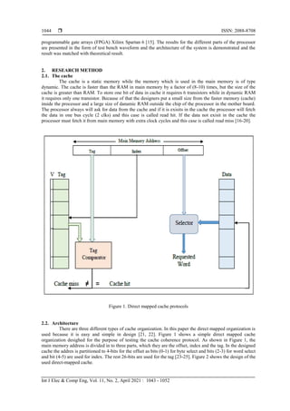 Cache coherency controller for MESI protocol based on FPGA | PDF