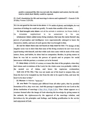 Sermon Outline Genesis 2 JFBC | PDF