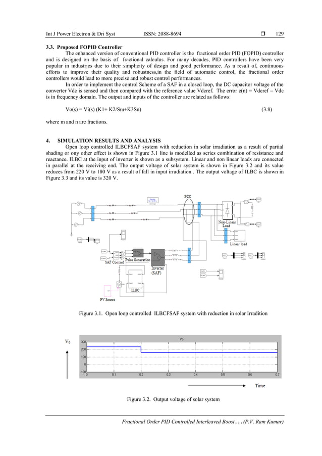 Fractional Order PID Controlled Interleaved Boost converter Fed Shunt Active Filter System | PDF