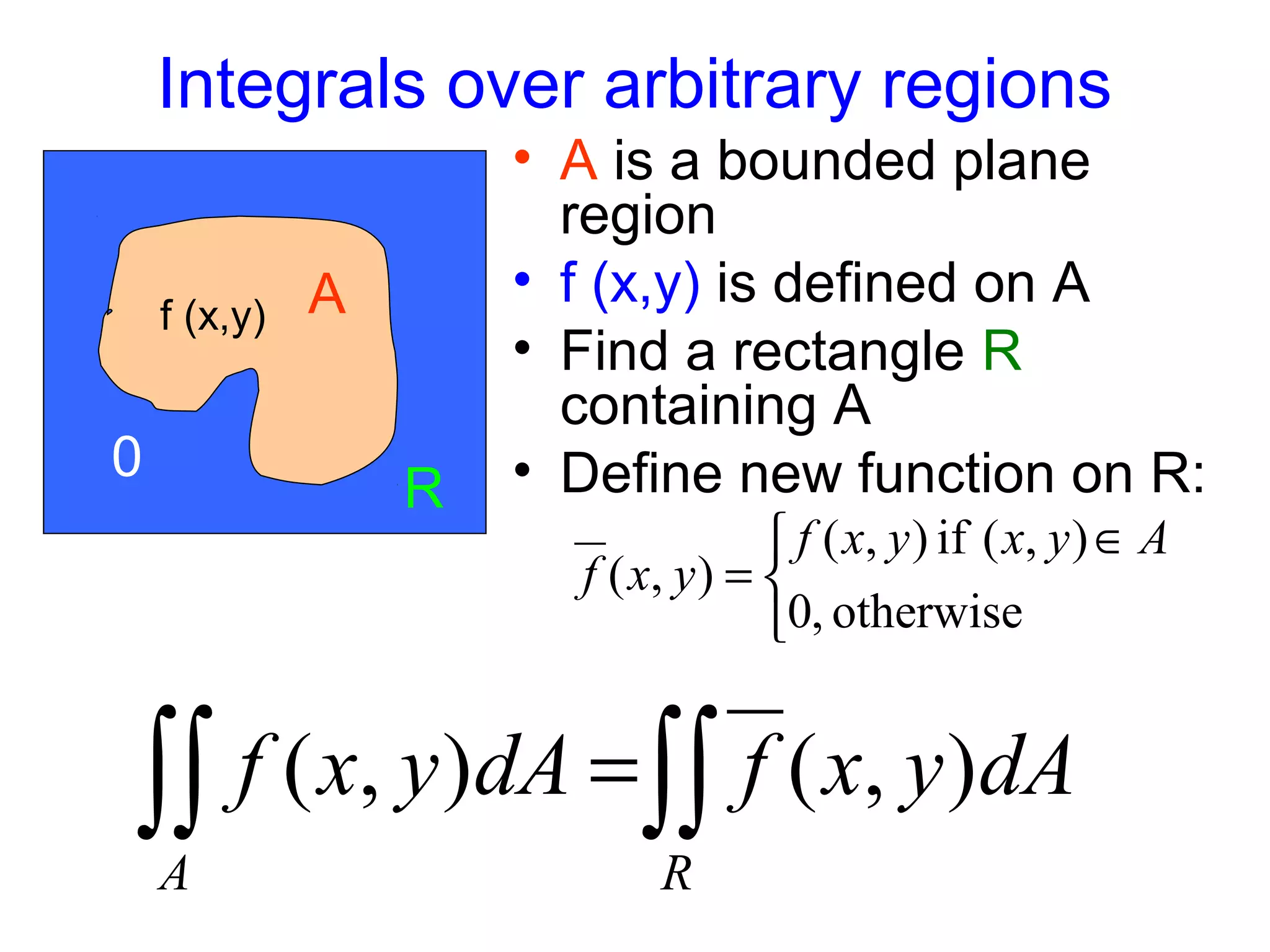 1523 double integrals | PPT | Physics | Science
