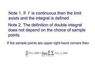 1523 double integrals | PPT | Physics | Science