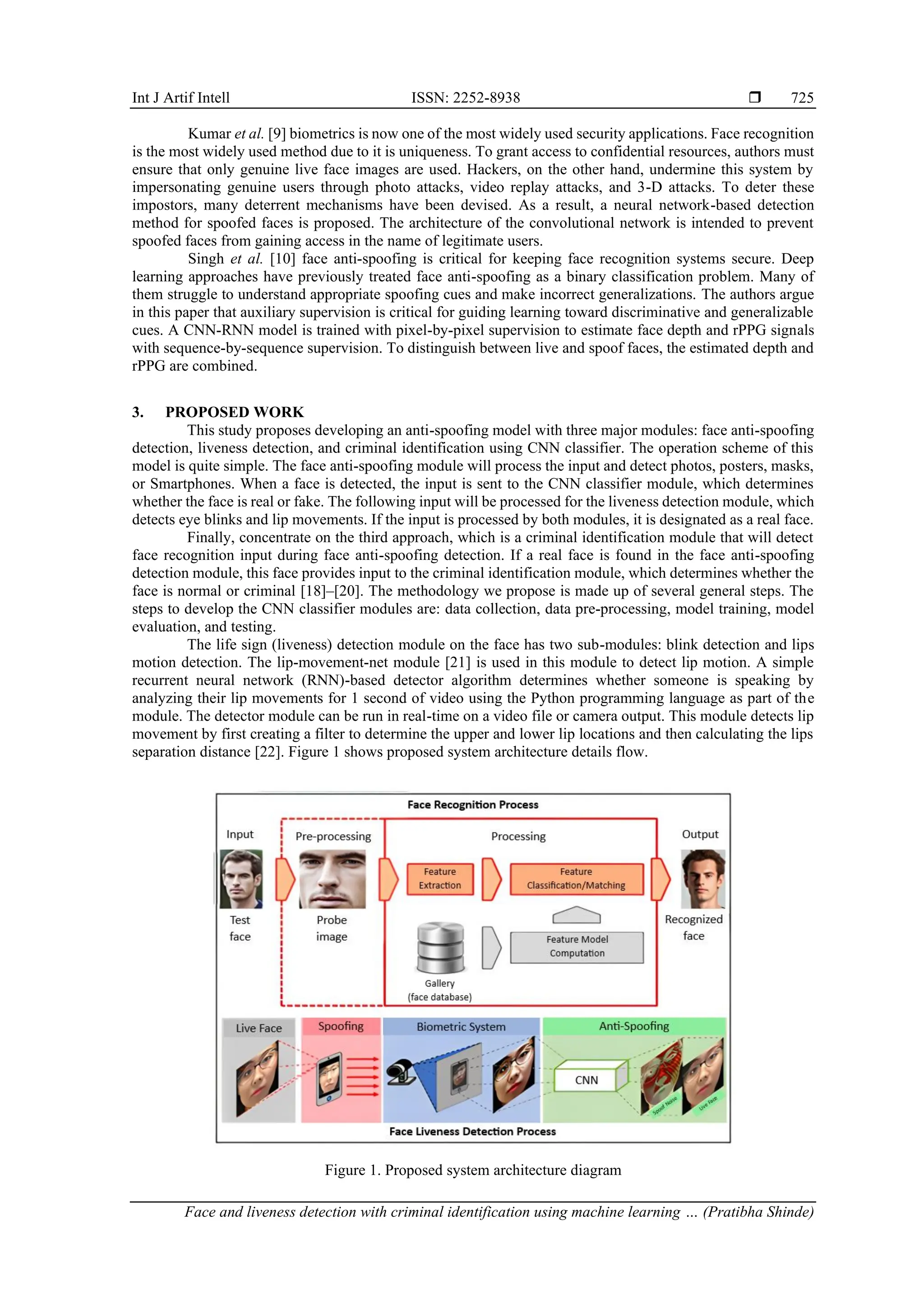 Face and liveness detection with criminal identification using machine learning and image ...