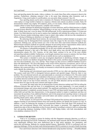 Face and liveness detection with criminal identification using machine ...