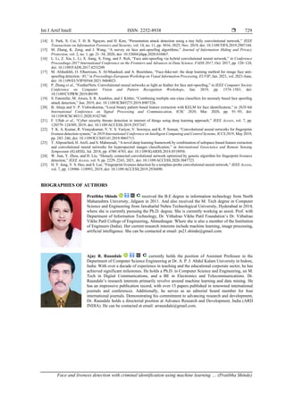 Face and liveness detection with criminal identification using machine learning and image ...