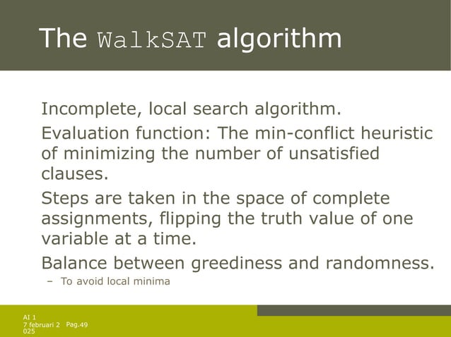 Propostional logic and model checking.ppt