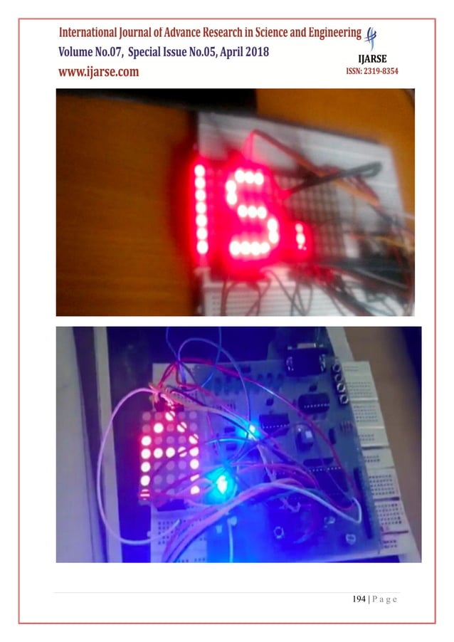 LED MATRIX SCROLLING | PDF | Computing | Technology & Computing