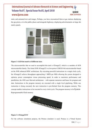 LED MATRIX SCROLLING | PDF