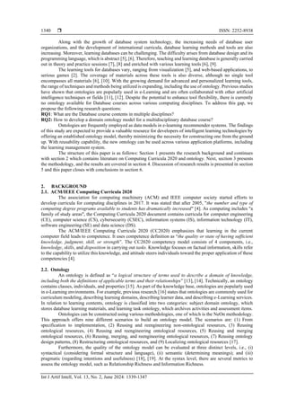 An enhanced domain ontology model of database course in computing ...