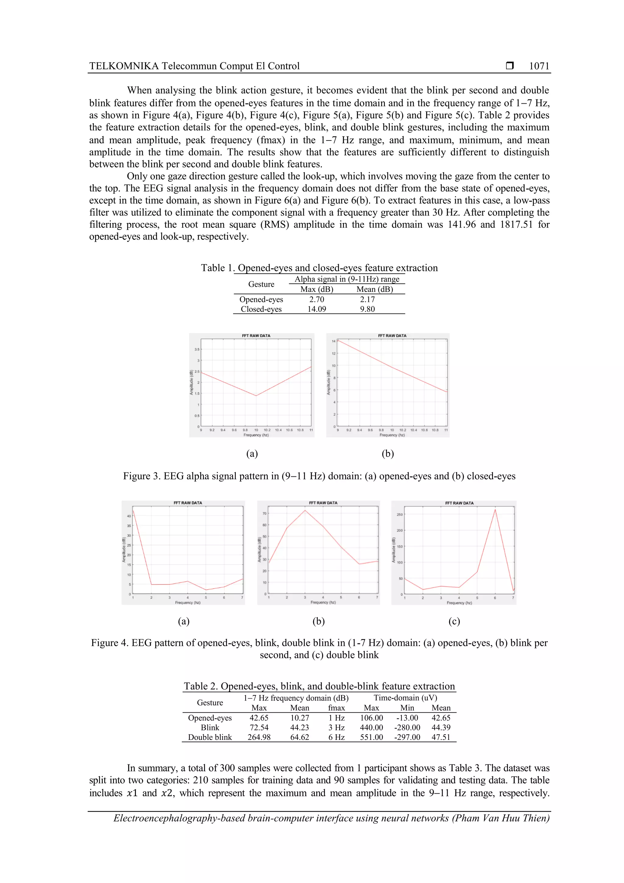 Electroencephalography-based brain-computer interface using neural networks | PDF