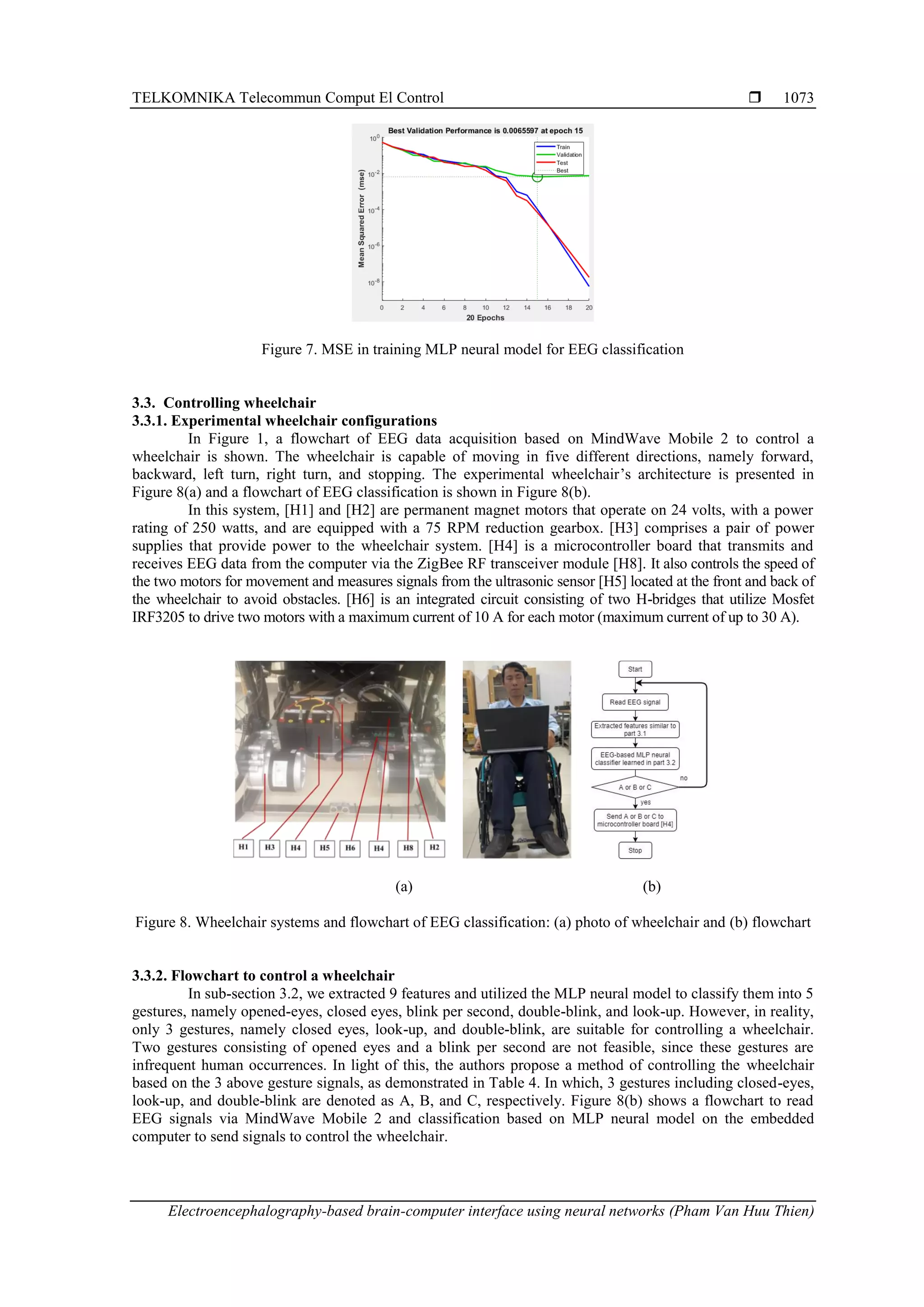 Electroencephalography-based brain-computer interface using neural networks | PDF