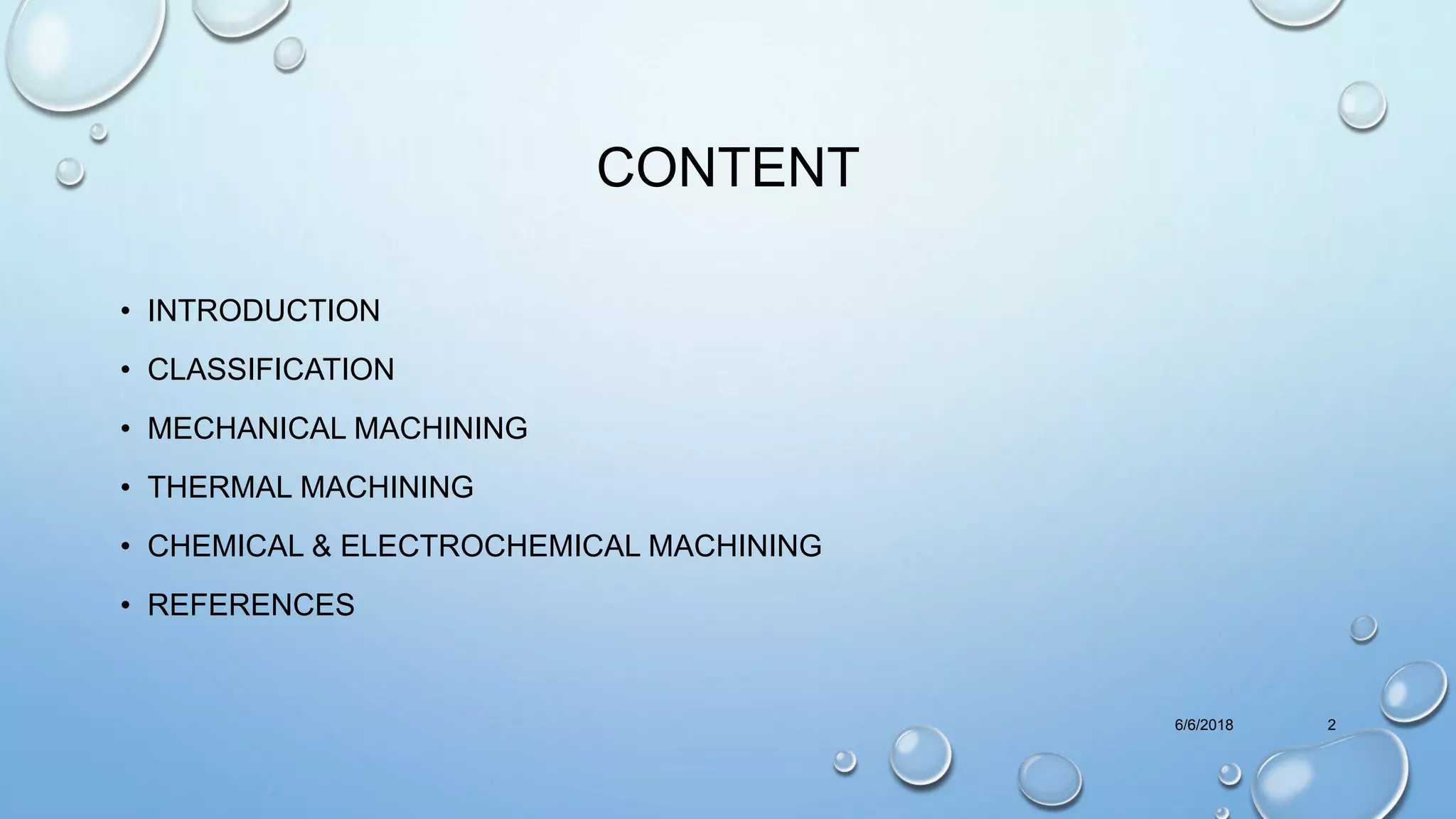 non traditional machining | PPTX