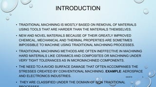 non traditional machining | PPTX