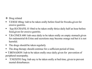 endometrial TB and erosive gastritis | PPT