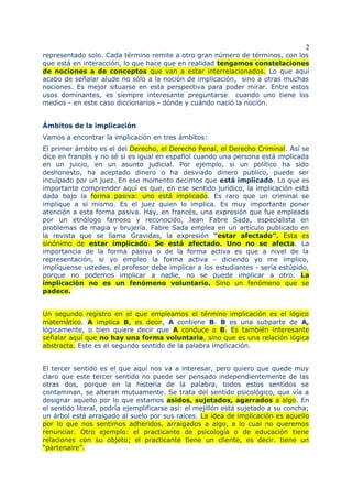 La implicación, texto de Jacques Ardoino | DOC